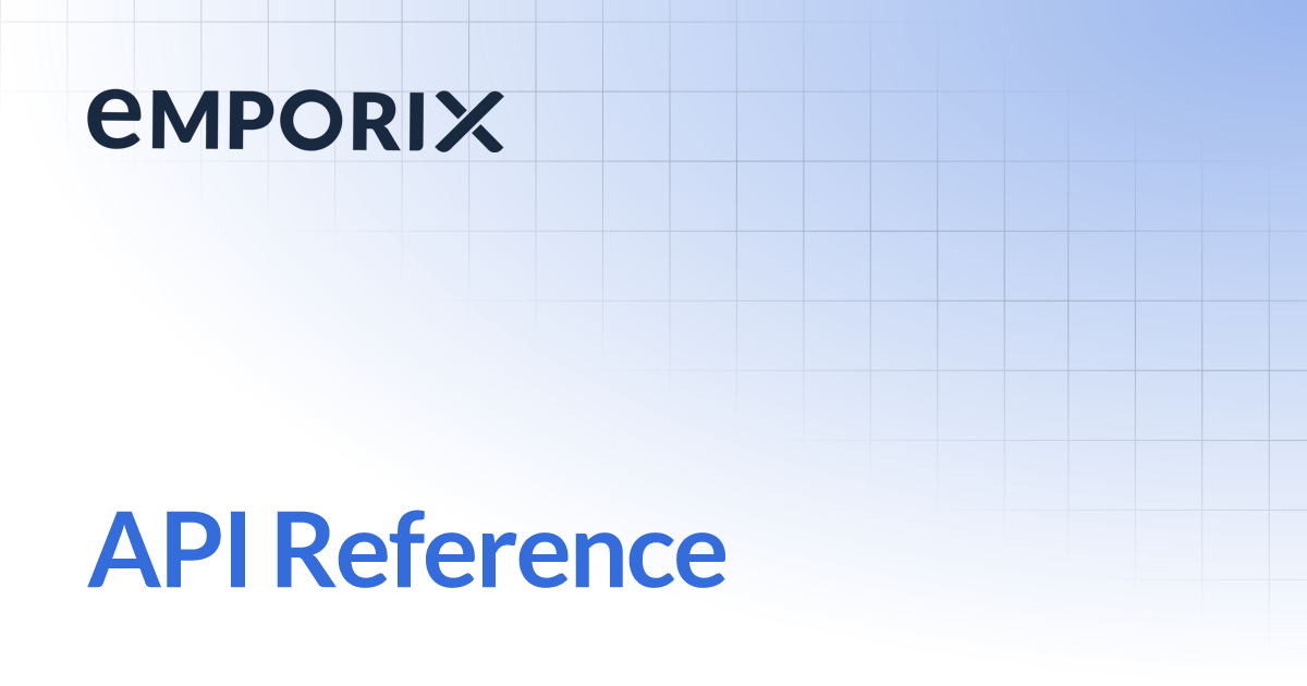 API Reference | Documentation Portal